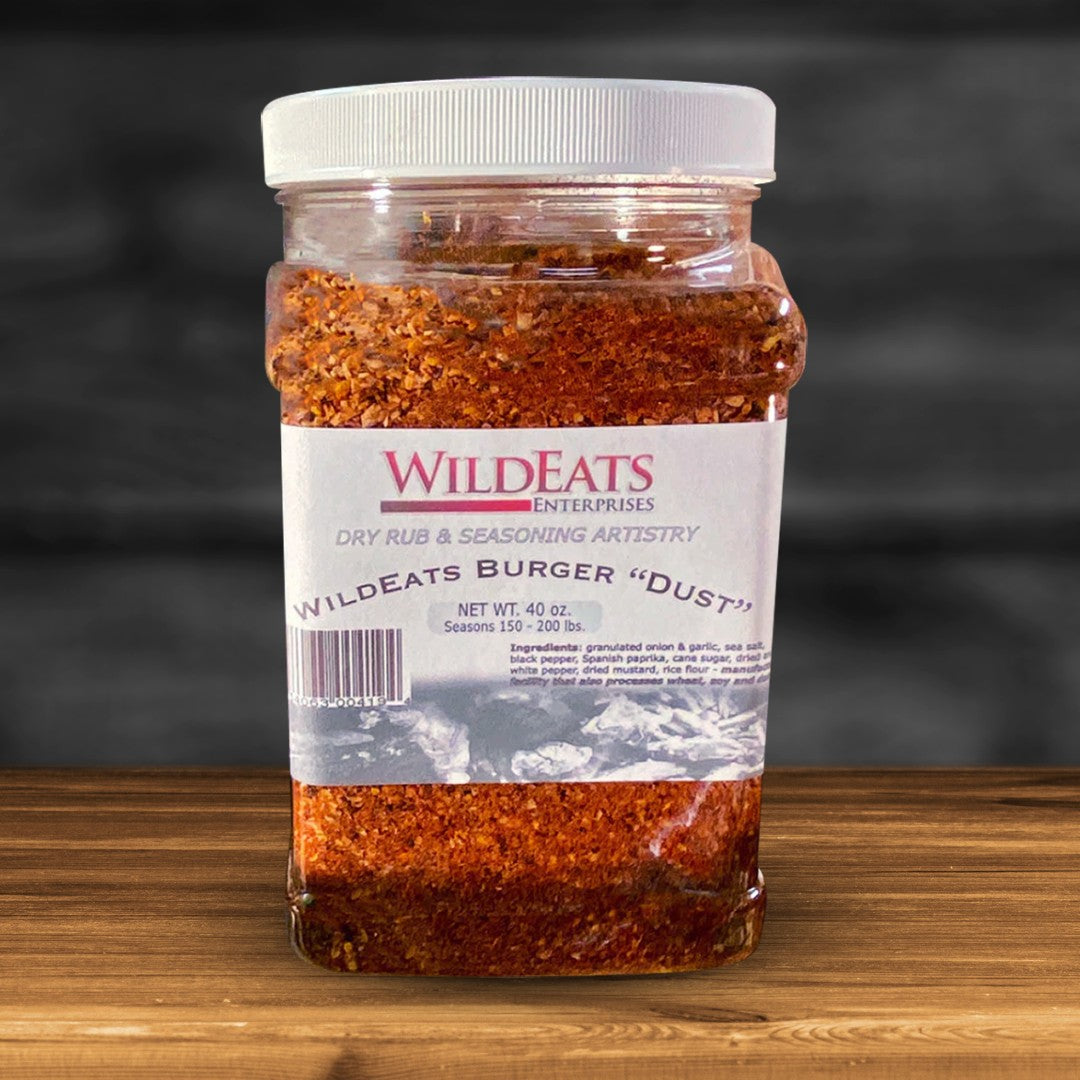 Burger Dust 40oz – WildEats - Artisan Dry Rubs & Seasonings