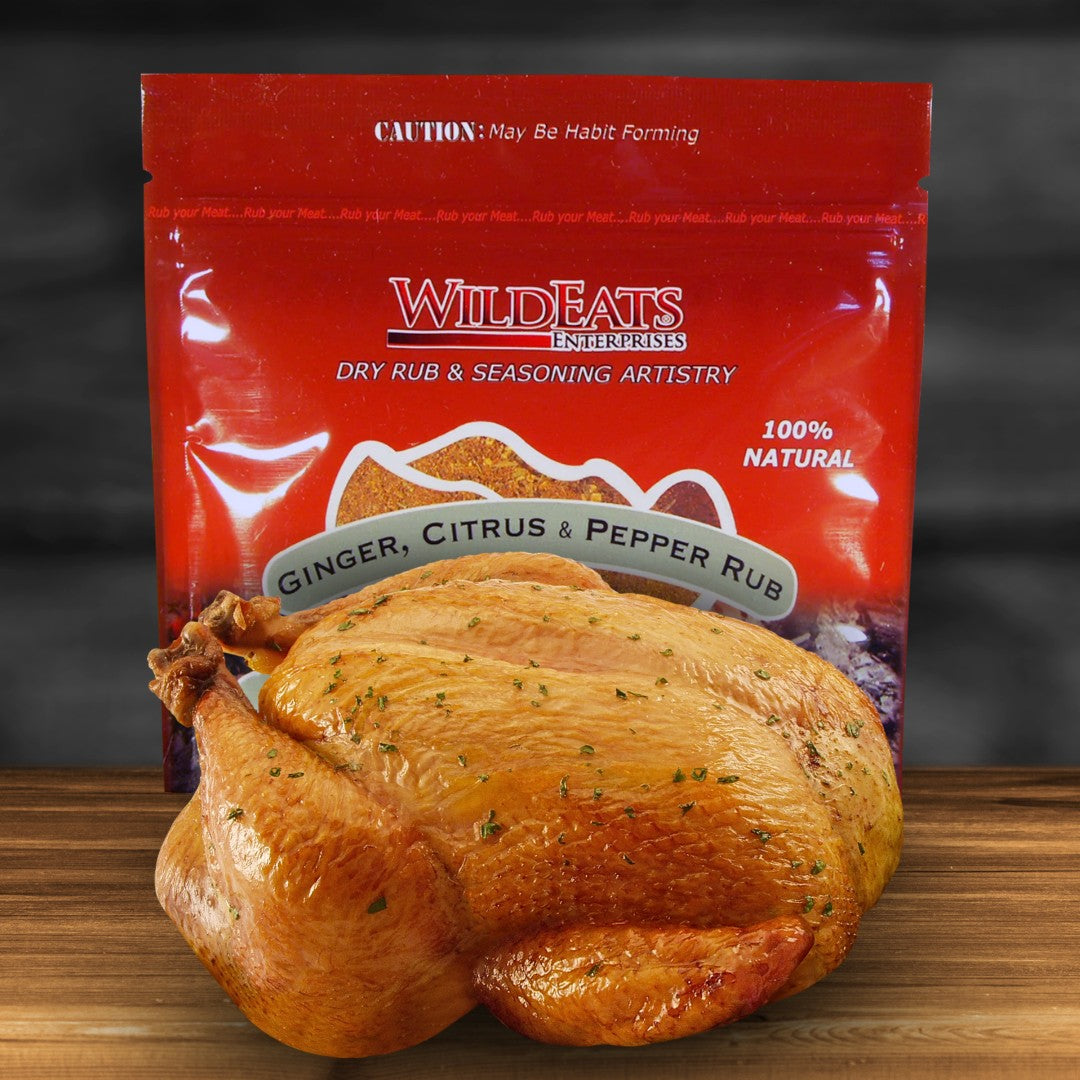 Ginger, Citrus & Pepper Rub 3oz – WildEats - Artisan Dry Rubs & Seasonings