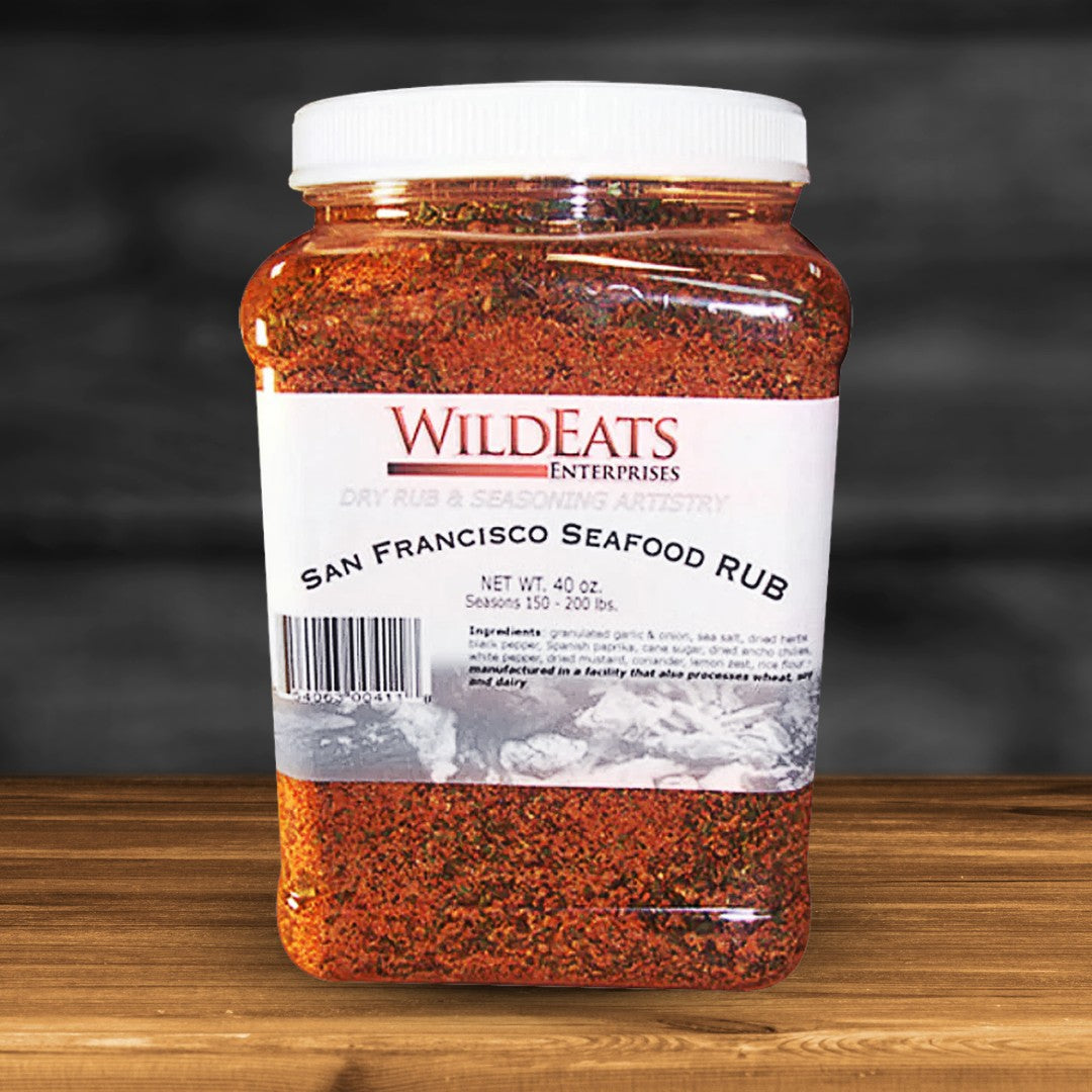 San Francisco Seafood Rub 40oz – WildEats - Artisan Dry Rubs & Seasonings